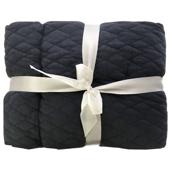 Cariloha | Bedding | Diamond Stitch Bamboo Quiltblue ...